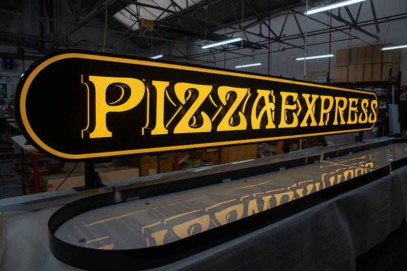 Pizza Express Signage
